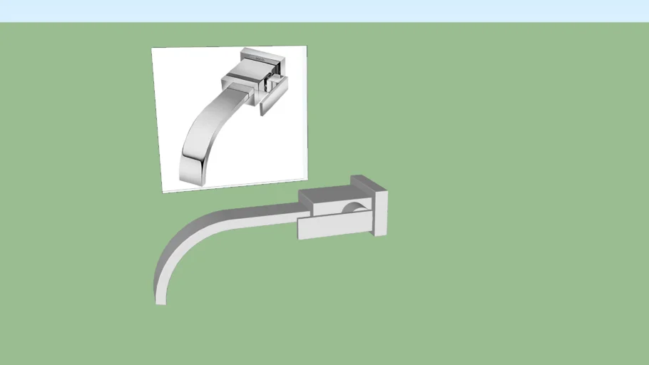 Torneira de parede Square - Docol | 3D Warehouse