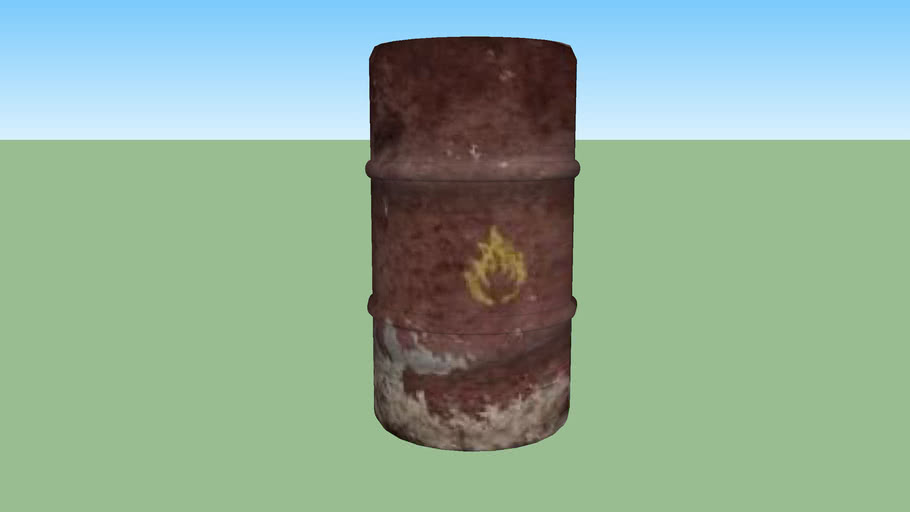 Exploding Barrel - CoD5 | 3D Warehouse