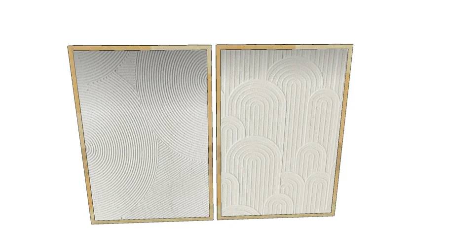 Cadre texturé déco | 3D Warehouse