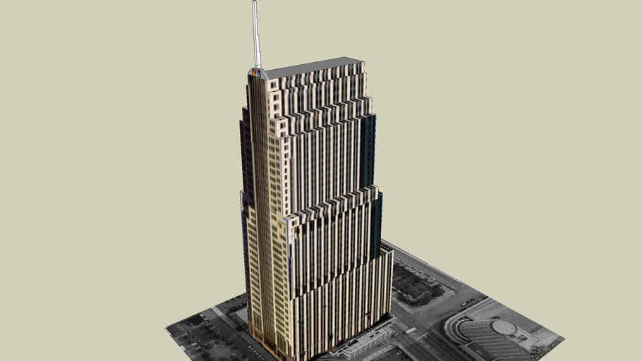 Model of the NBC Tower | 3D Warehouse