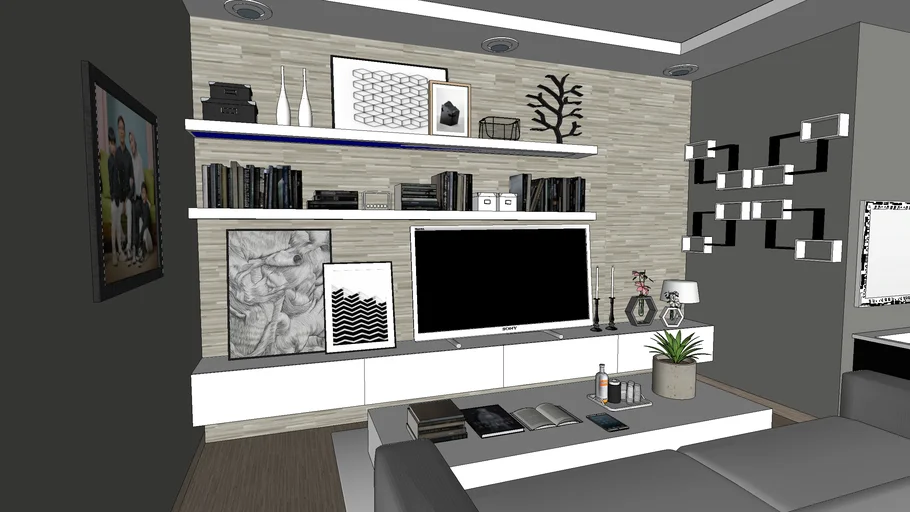 Living Room Interior | 3D Warehouse