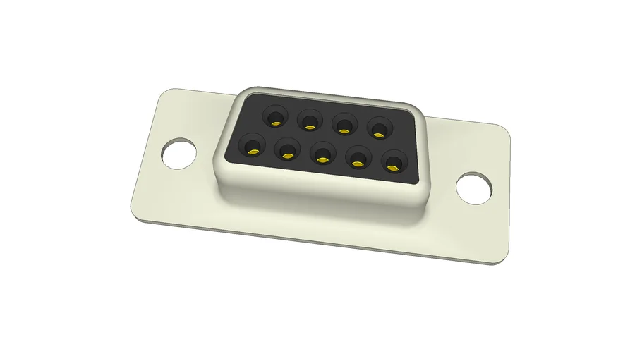 D Socket 9 way | 3D Warehouse