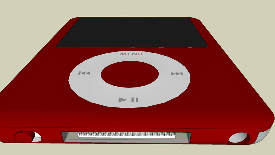 iPod nano 3rd generation (Product Red) | 3D Warehouse