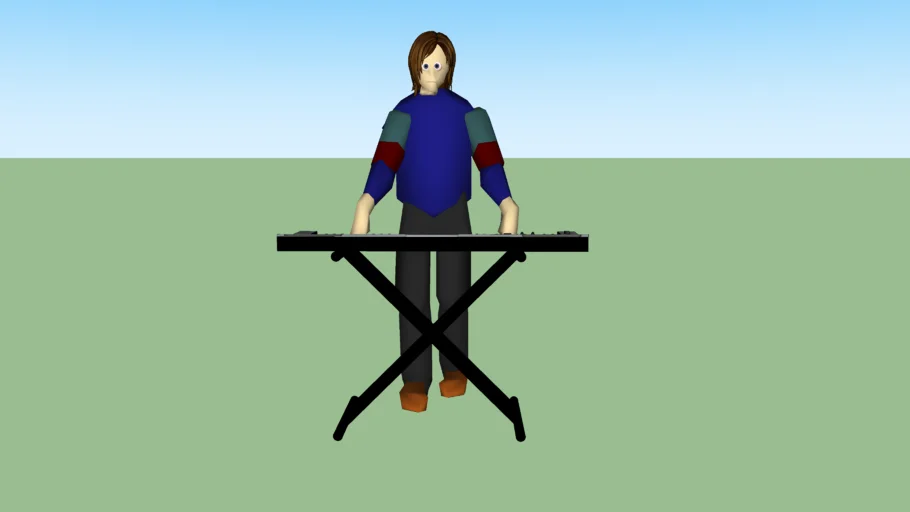 Rock Band Pt.5 (Keyboardist) | 3D Warehouse