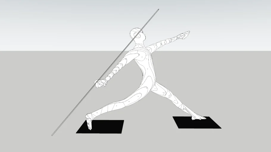 Athlete Sculpture | 3D Warehouse