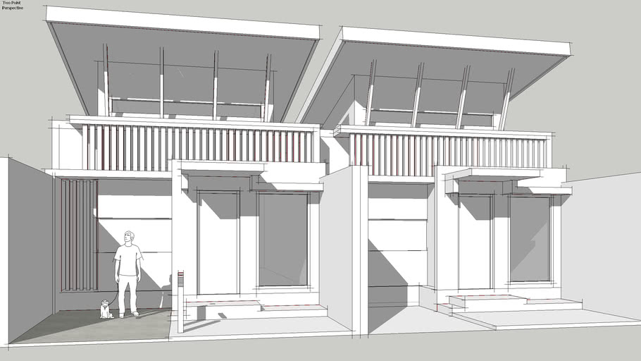 Duplex - Residential House | 3D Warehouse