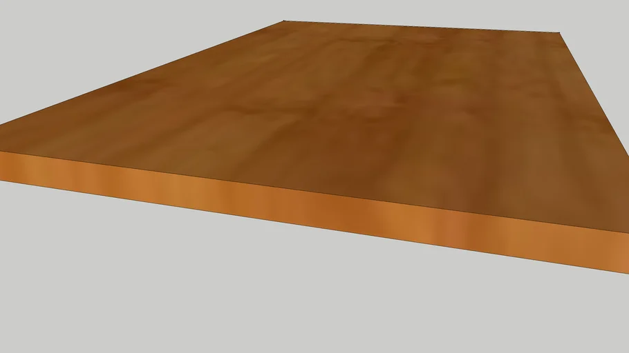 Base de madera 200x300 mm | 3D Warehouse