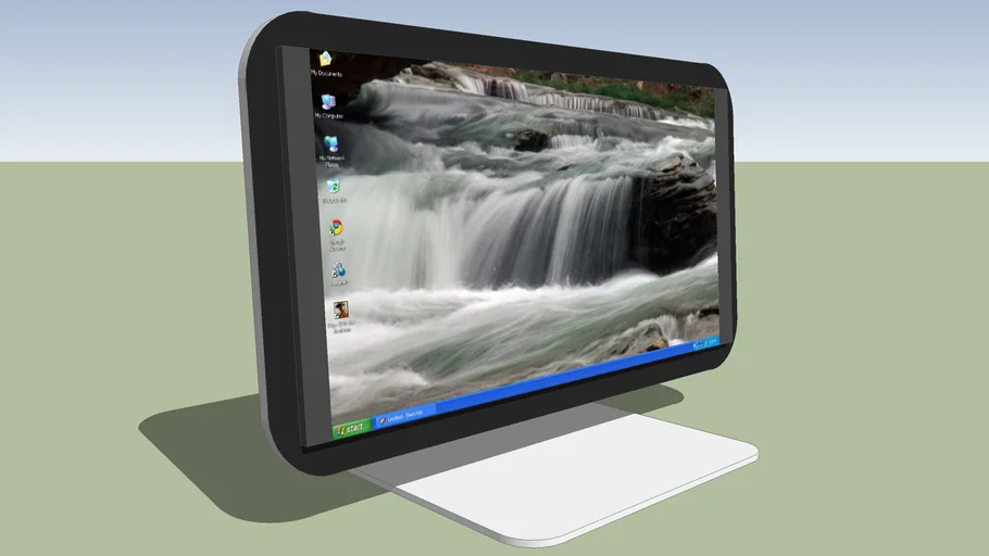 Monitor HP1859m. | 3D Warehouse