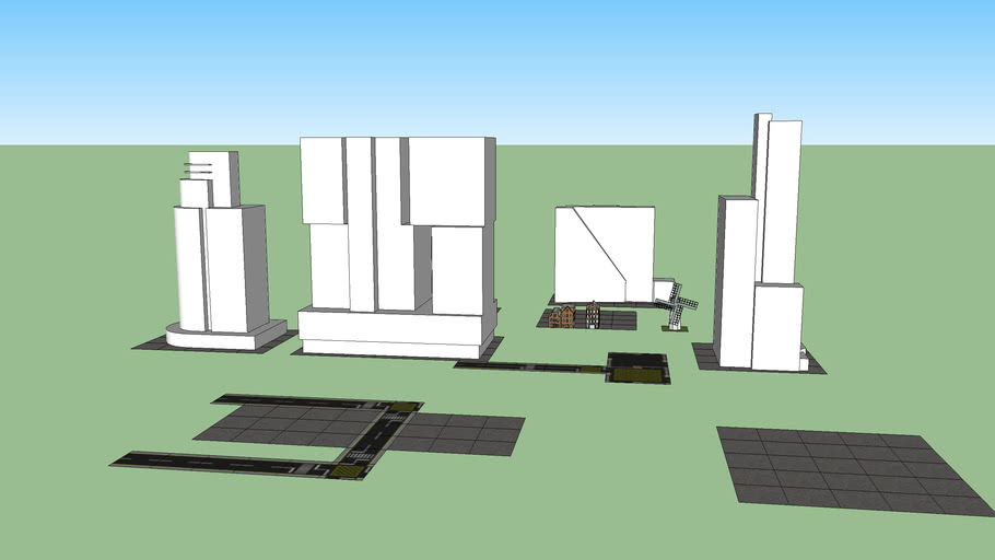 Alpha Cube World -- Rotterdam Part 1 | 3D Warehouse