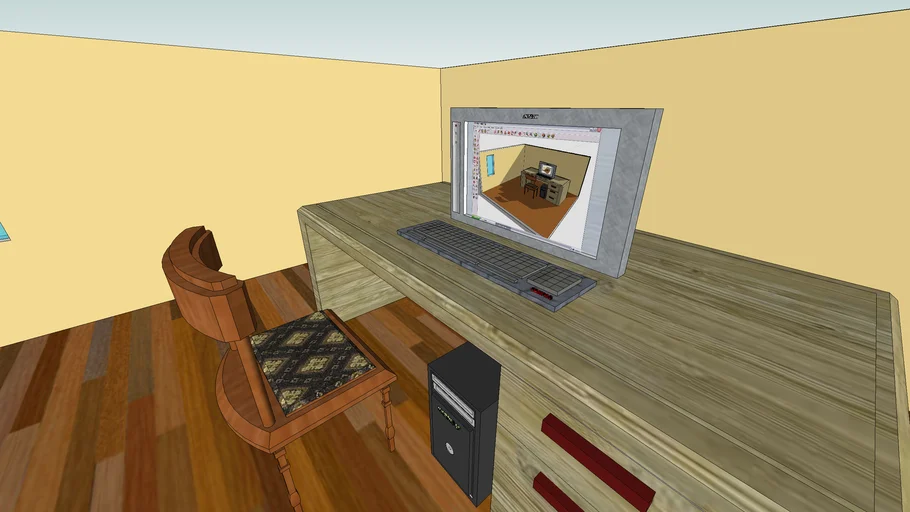 home office room | 3D Warehouse