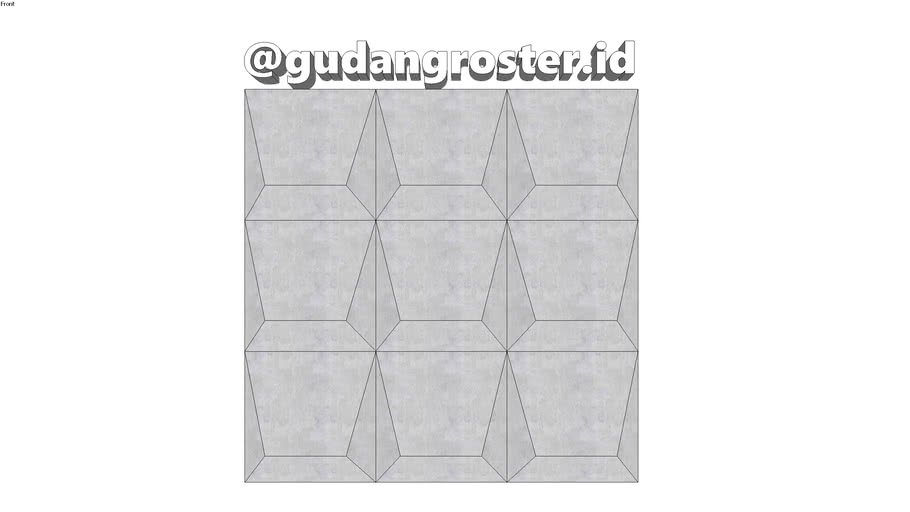 61 - Roster Dinding - @gudangroster.id | 3D Warehouse