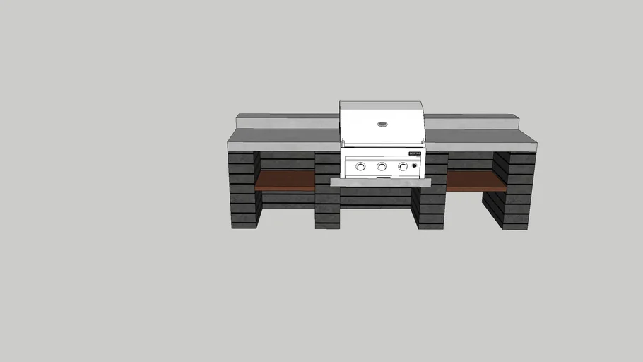 Moodul BBQ Kitchen | 3D Warehouse