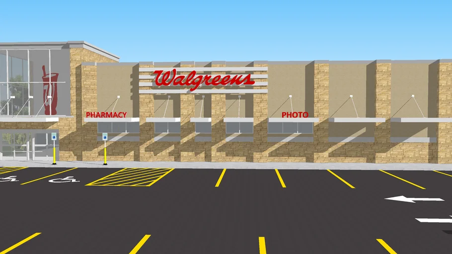 Walgreens - Full Exterior | 3D Warehouse