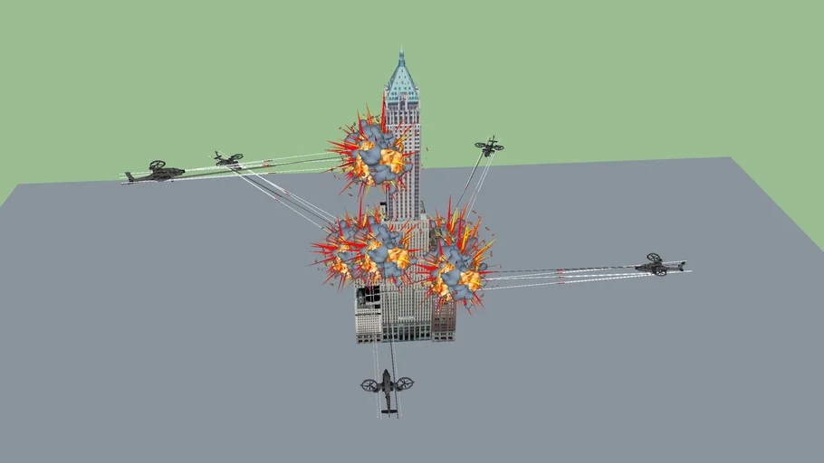 Heroes Attack Trump Tower | 3D Warehouse