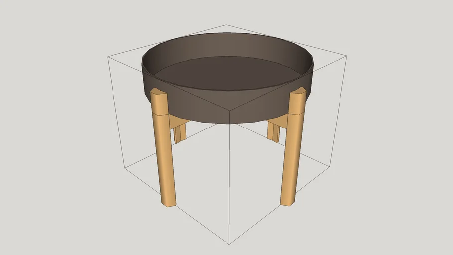 IKEA YPPERLIG Coffee Table LOW POLY | 3D Warehouse