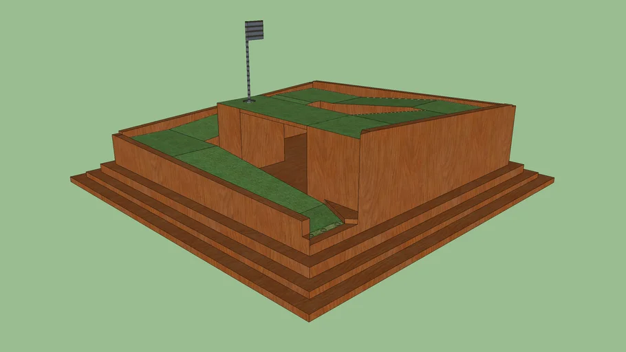 Mini Golf Course Hole #4 | 3D Warehouse