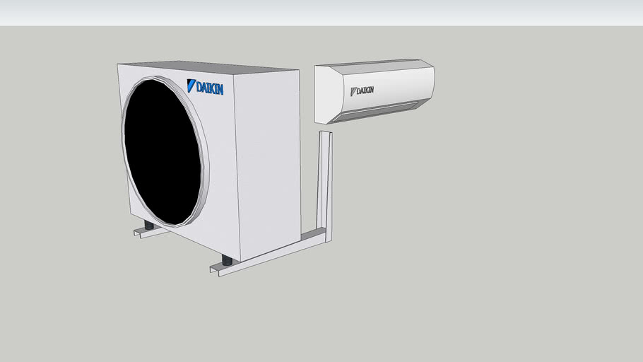 Air Conditioner - AC - Daikin Comfort FTX35J3 / RX35K | 3D Warehouse