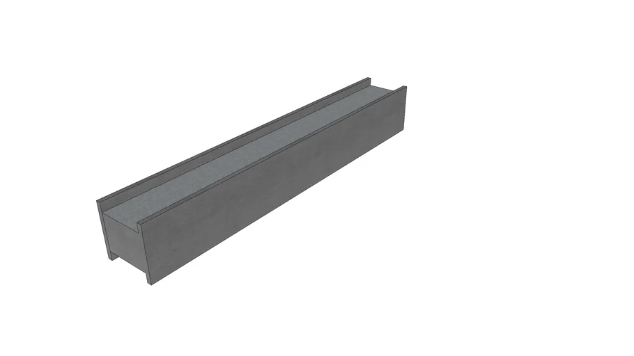 13' 8' Steel Support Beam | 3D Warehouse