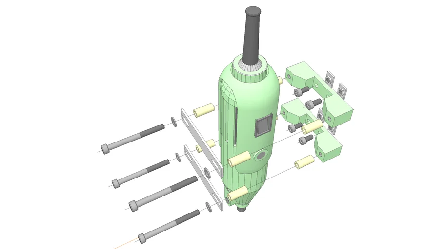 Shapeoko 010 Spindle Mount Assembley | 3D Warehouse