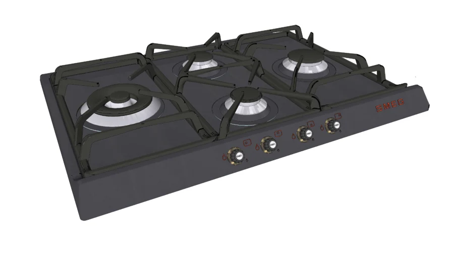 SMEG (cortina) Hob (b 60cm) | 3D Warehouse