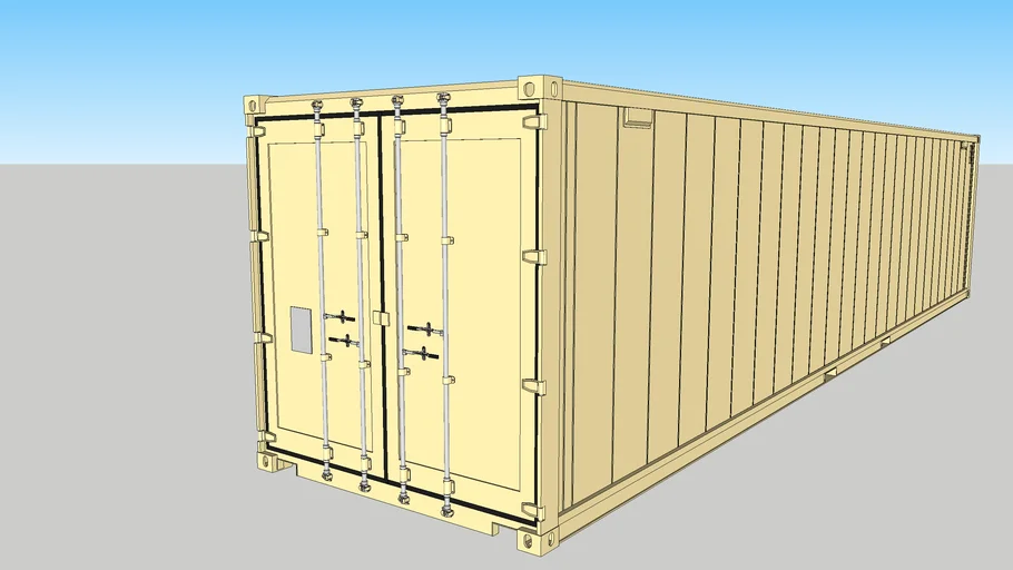 Container 40ft Reefer Std | 3D Warehouse