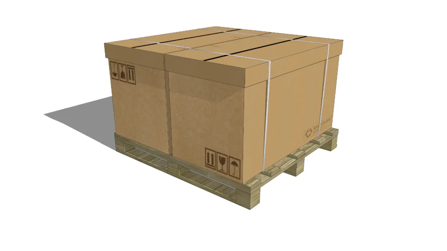 Carton Box x2 | 3D Warehouse