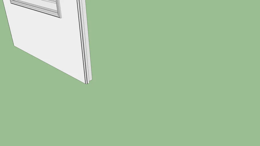 Drzwi płytowe Kanon 20 | 3D Warehouse