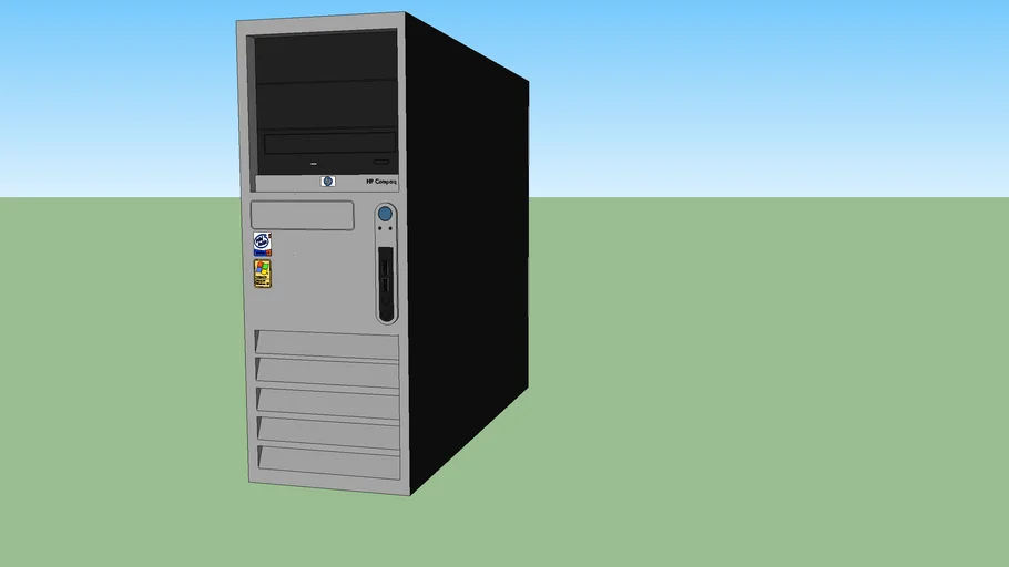 HP (Compaq) dc7600 (Convertible Minitower) (CMT) desktop computer | 3D Warehouse