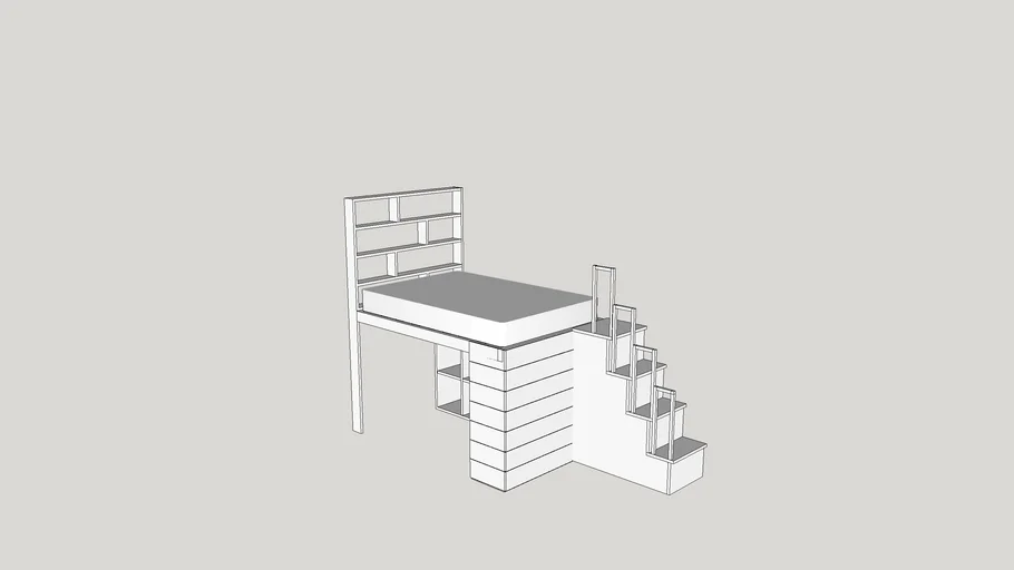 Loft bed | 3D Warehouse