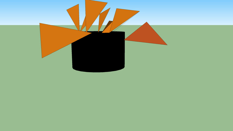 exploding trash can NUMBER 2! | 3D Warehouse