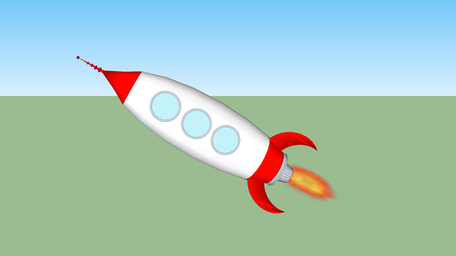 Simple Rocketship | 3D Warehouse