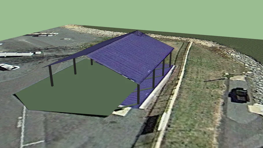 Downtown Riverside RV Park, Pavillion | 3D Warehouse