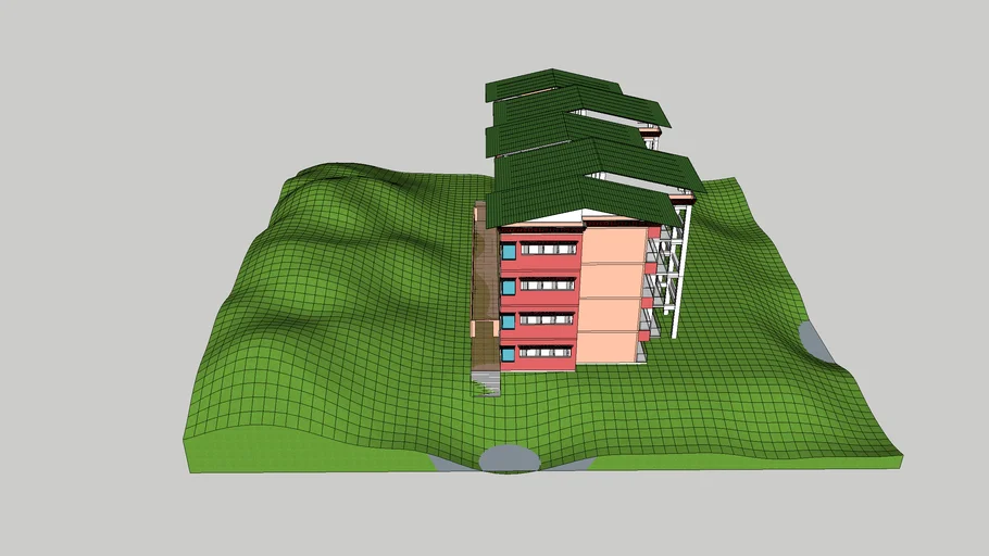 Bhutanese dormitory model (CST) | 3D Warehouse