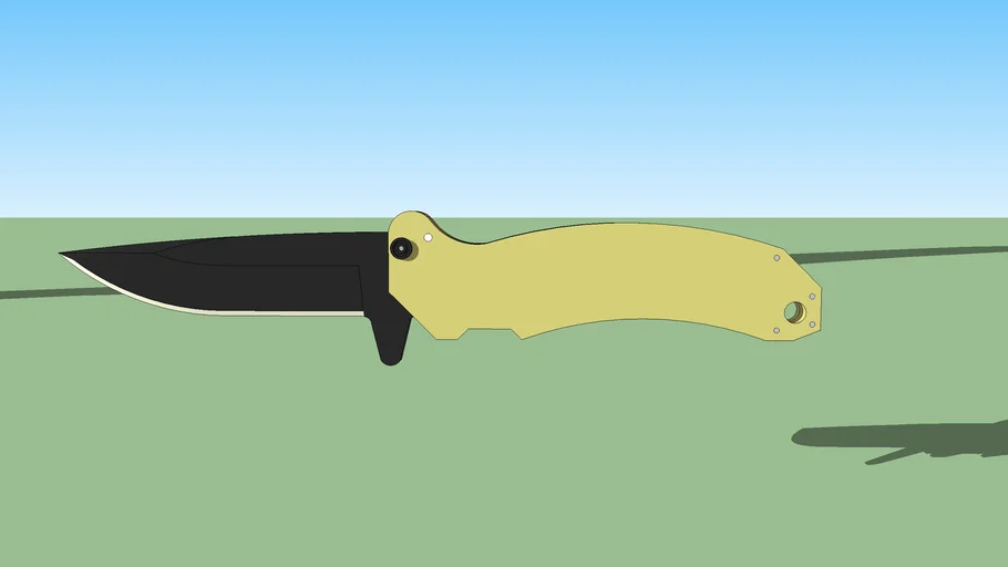 Folding Combat Knife | 3D Warehouse