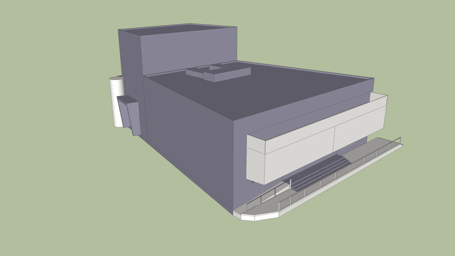 Teatro TAGV - Wireframe | 3D Warehouse