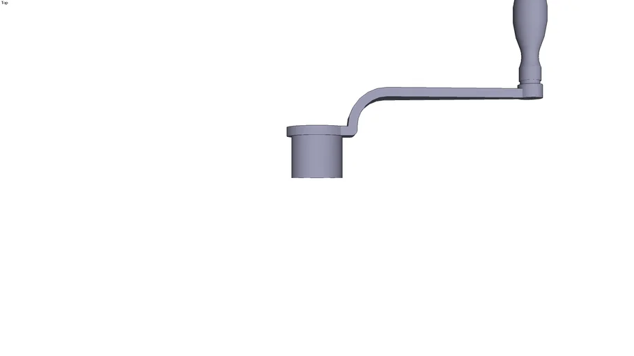 Cranked handle with revolving handle 19 | 3D Warehouse