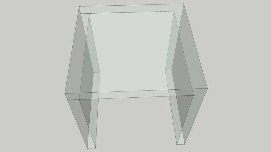 glass table | 3D Warehouse