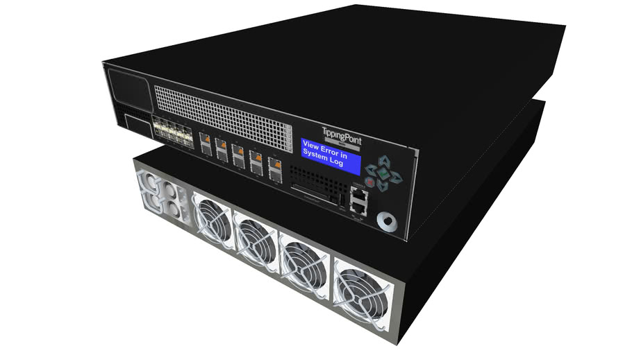 Tipping Point S660N Intrustion Detection Appliance | 3D Warehouse