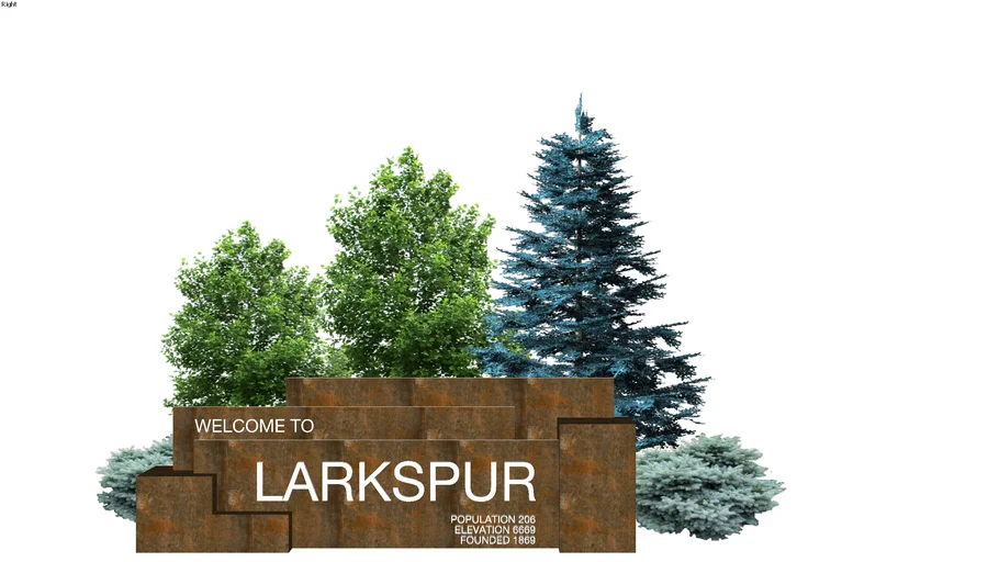 Welcome Sign | 3D Warehouse