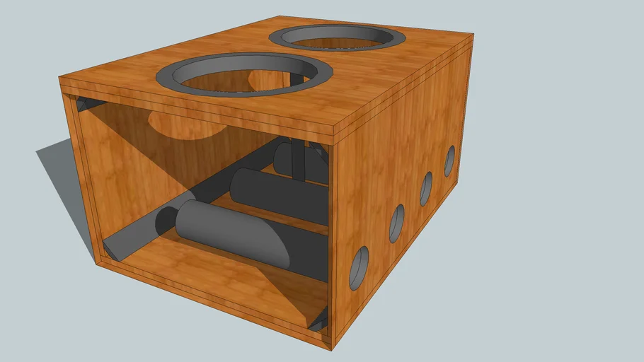 2 15' Subwoofer Enclosure | 3D Warehouse