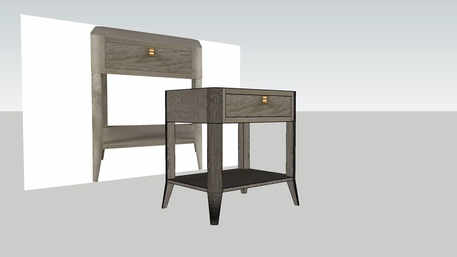 BAKER ROSALINE NIGHTSTAND | 3D Warehouse