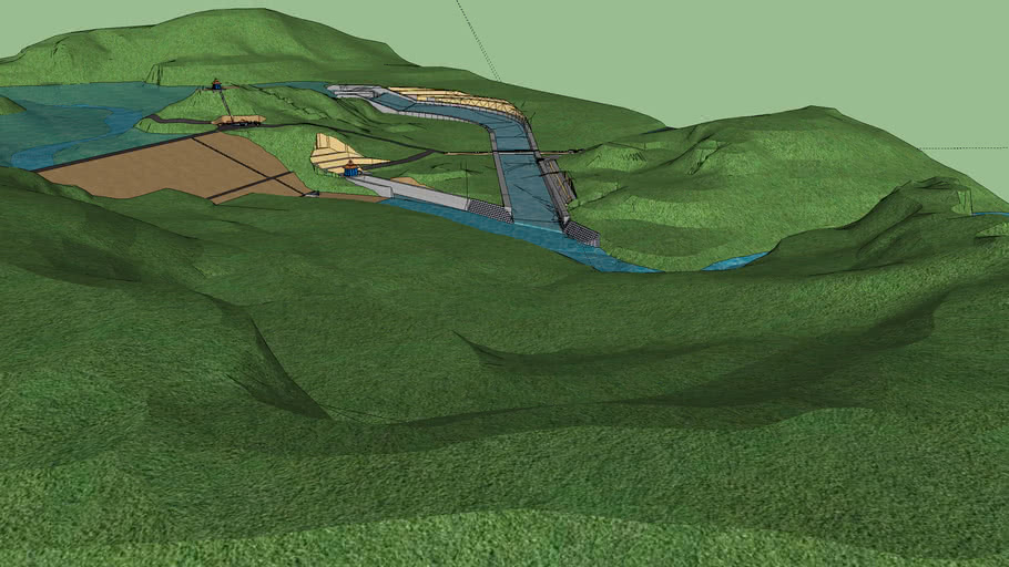 Bendung Tamiang | 3D Warehouse