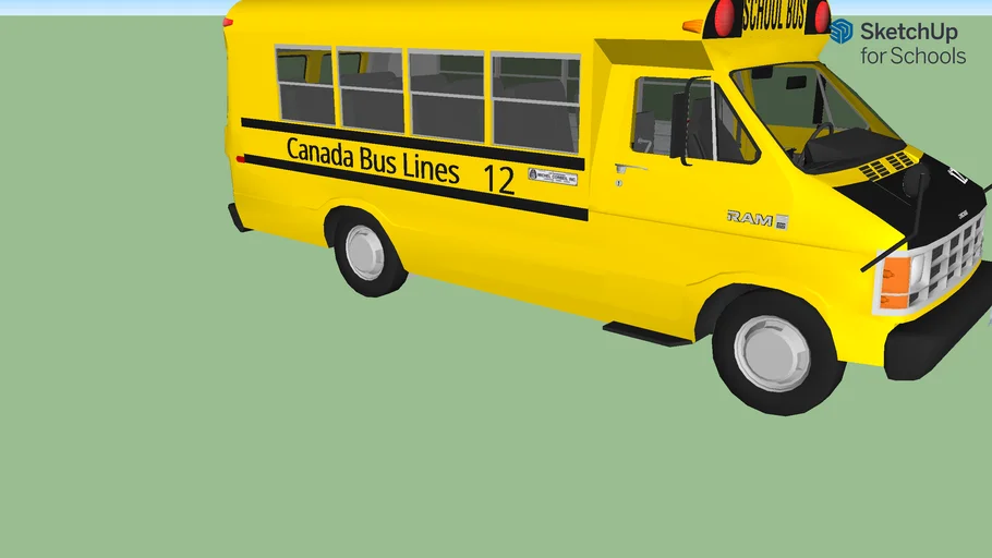 1990 Dodge Corbeil Mini Bus 12 | 3D Warehouse