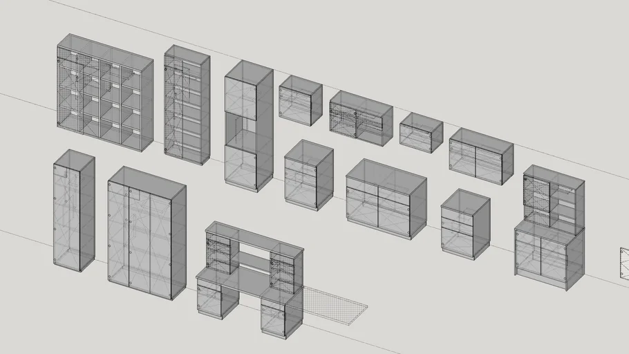 Sketchup Dynamic Cabinets | Cabinets Matttroy