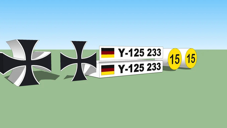 German Decals | 3D Warehouse