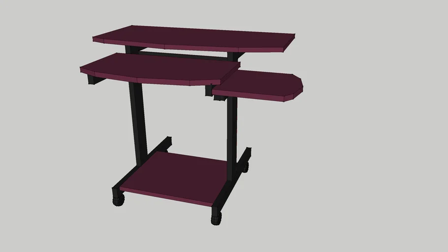 Moblie Computer Cart | 3D Warehouse