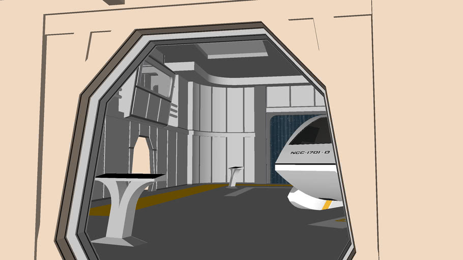 Star Trek TNG Shuttlebay | 3D Warehouse