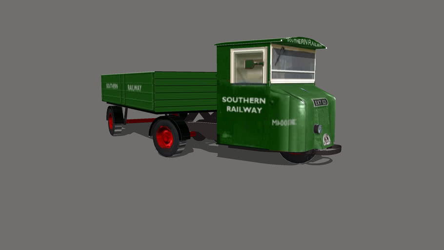 'Eco Rail Scammell No 4'... 'Dummy!'... Old Steam Days.. | 3D Warehouse