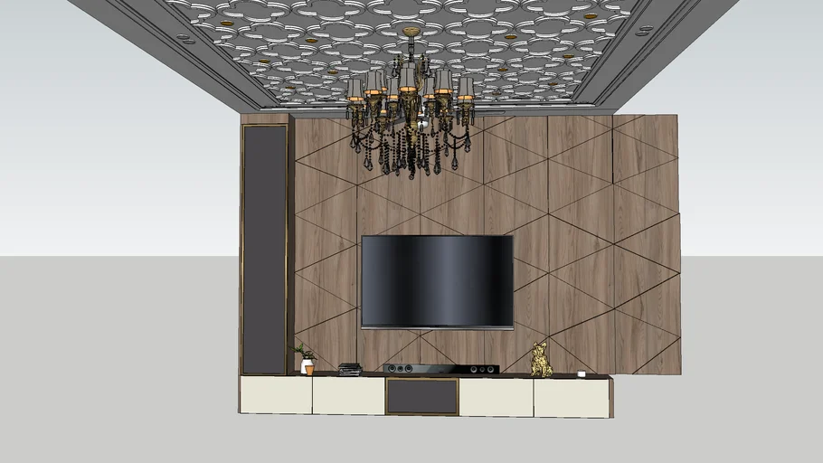 living tv unit | 3D Warehouse