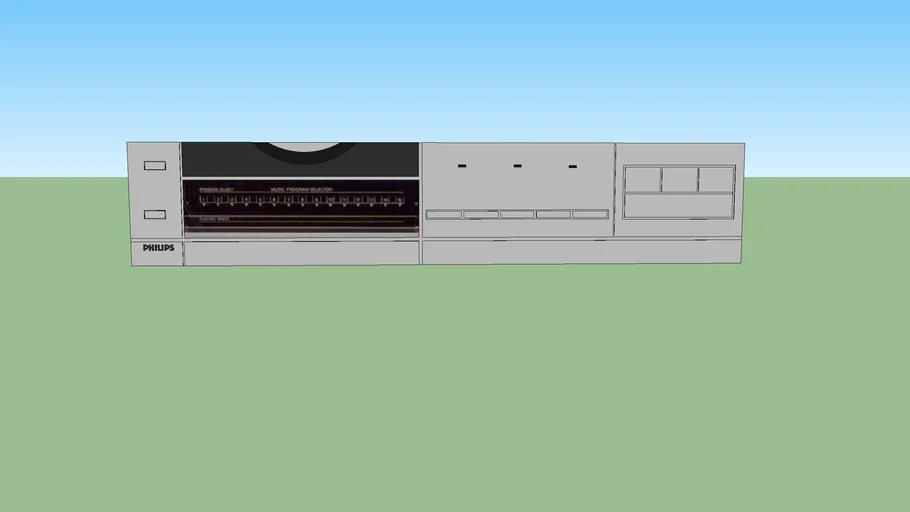 Philips (CD100) CD player | 3D Warehouse